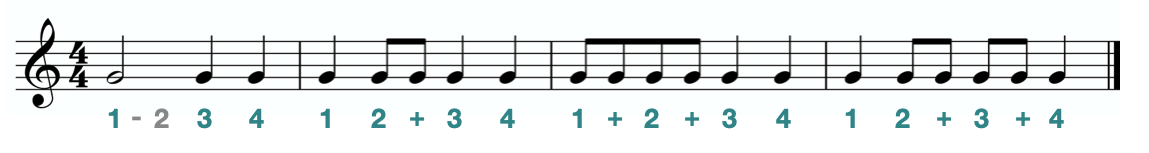 How to Count 8th Notes and 16th Notes – Liberty Park Music