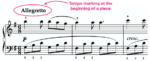 Common Tempo Markings – Liberty Park Music